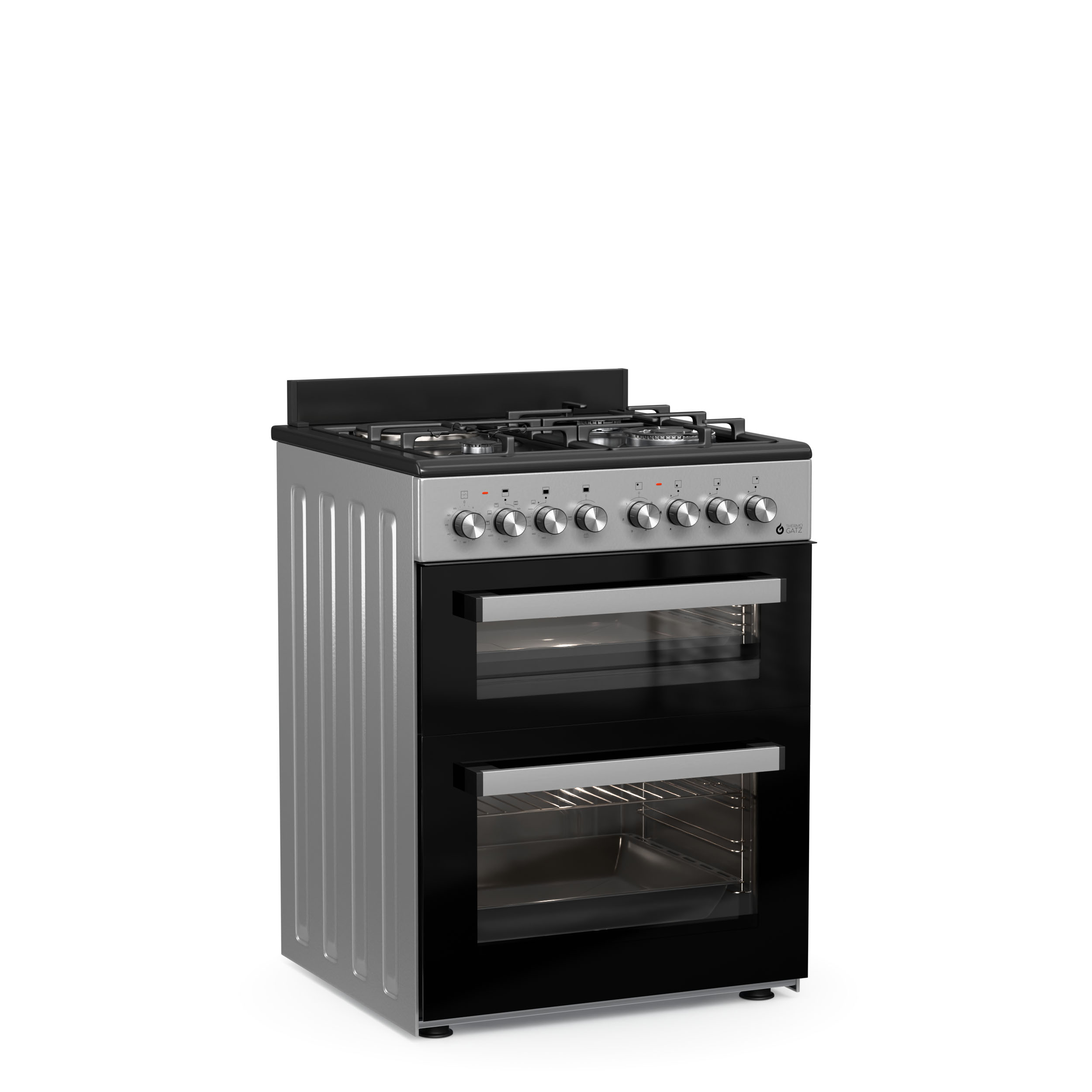 ΚΟΥΖΙΝΑ ΜΙΚΤΗ TGS 8001 IX DOUBLE-CAVITY | Ελεύθερες Κουζίνες Υγραερίου ...